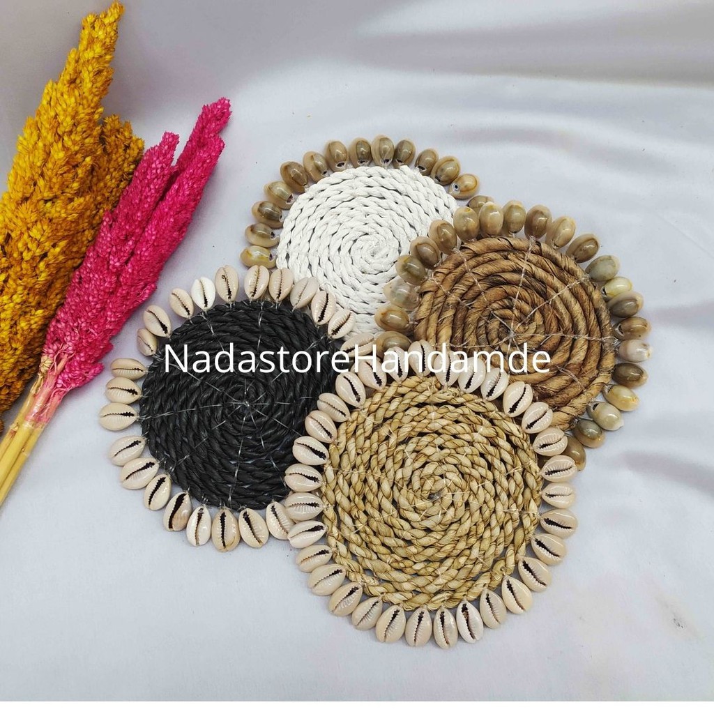 Jual New Arrival Coaster Alas Gelas seagrass Kerang / koster / Tatakan ...