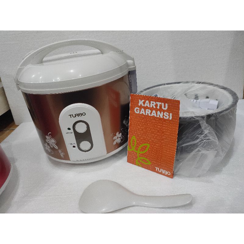 Jual TURBO RICE COOKER (1Liter),(merah dan coklat) | Shopee Indonesia