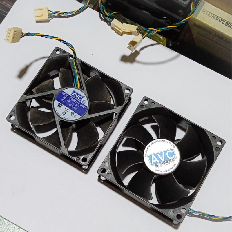 Jual kipas pwm prosesor 8cm 4pin 12v system fan original ...