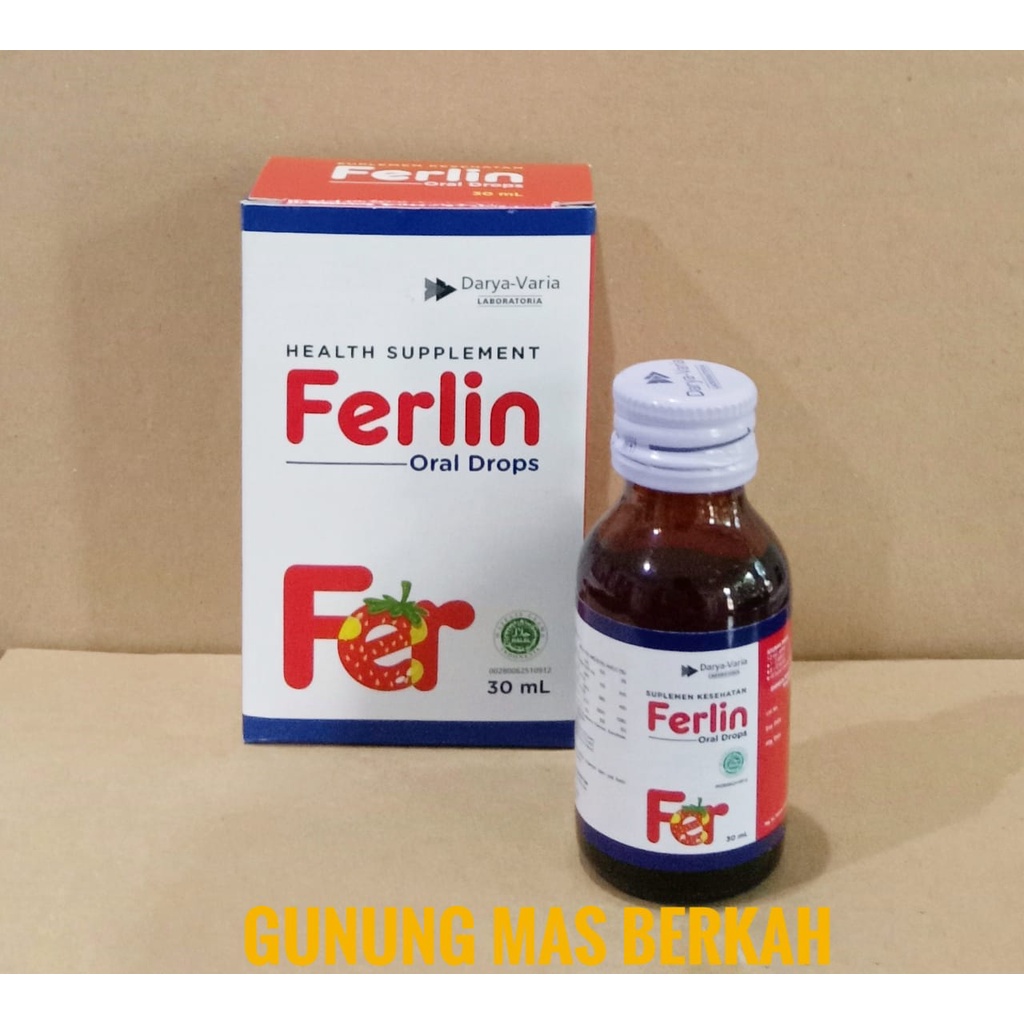 Jual FERLIN Ferlin Drops baby 30 ml - memenuhi kebutuhan vitamin serta ...