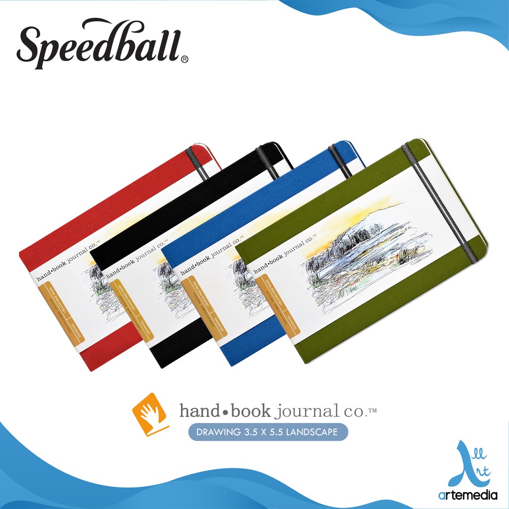 Jual Speedball Hand Book Journal Landscape Drawing Sketchbook Travel ...
