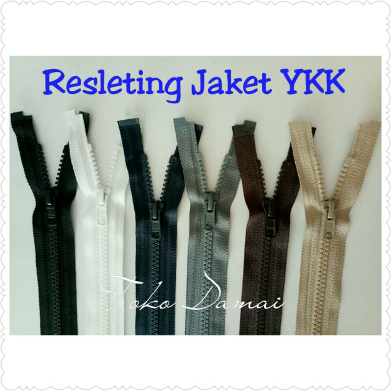 Jual Resleting JAKET YKK VISLON Gigi Jagung uk 70cm-75cm { Per Pcs ] | Shopee Indonesia