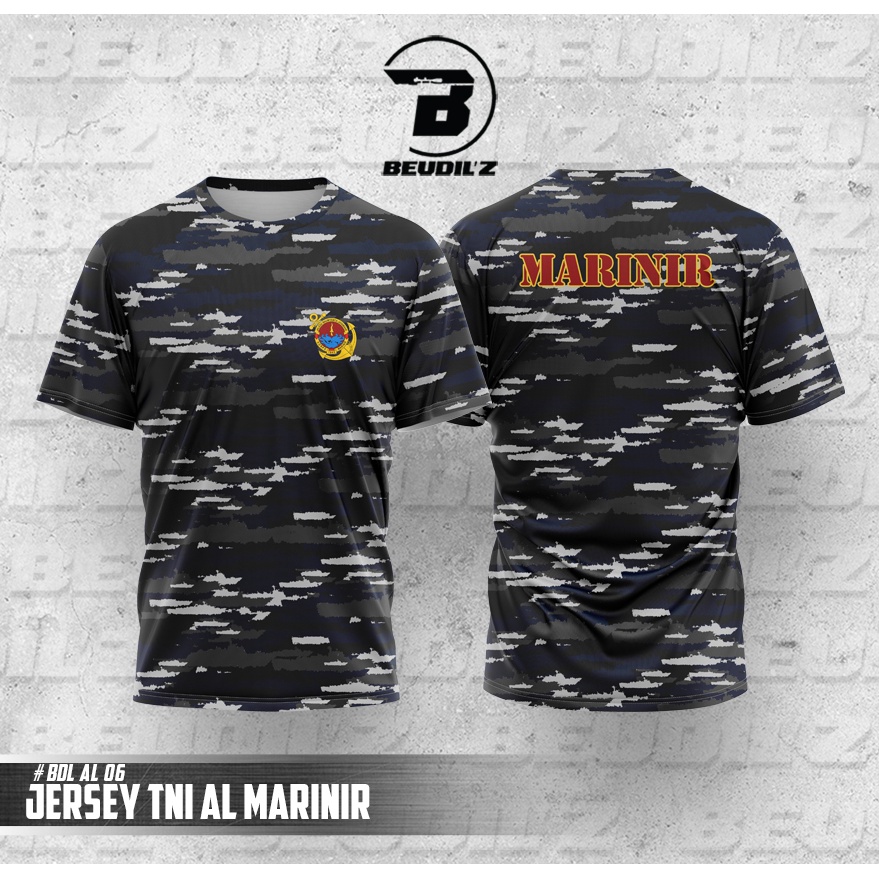 Jual TNI AL MARINIR/JERSEY TNI AL MARINIR/KAOS/PAKAIAN/KAOS FULL PRINTING/ OLAHRAGA/BDL AL 06 ...