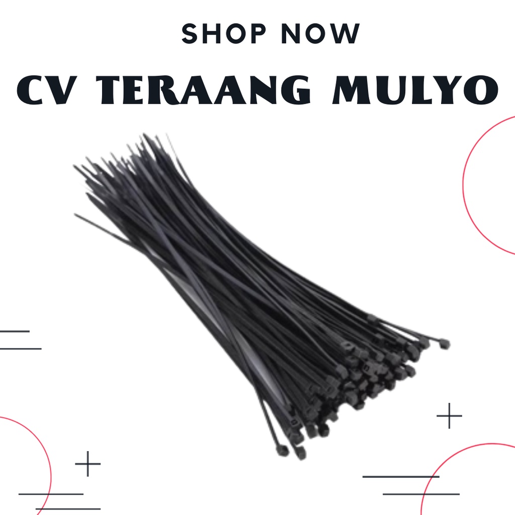Jual kabel ties/insulok 15cm hitam/putih cosco | Shopee Indonesia