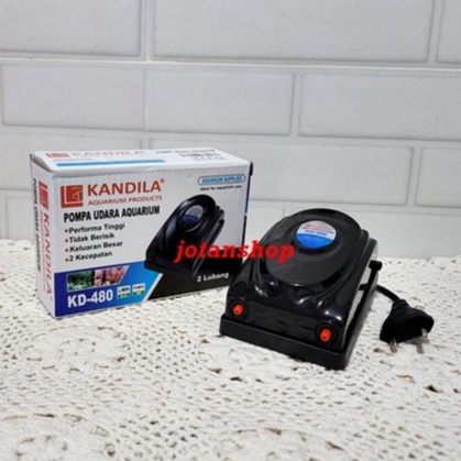 Jual KANDILA ECO KD 480 KD480 ECO480 MESIN POMPA GELEMBUNG UDARA AERATOR 2 LUBANG AIRPUMP ...