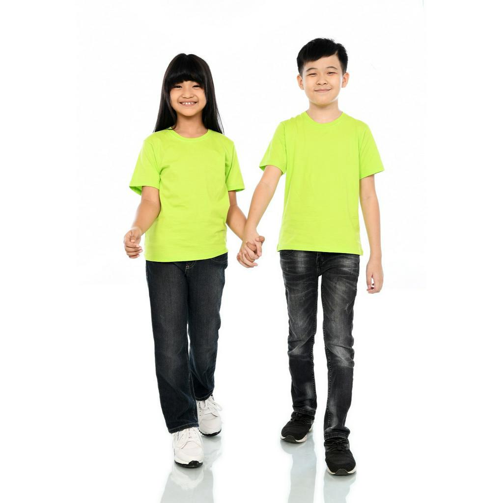 Jual KAOS POLOS ANAK LENGAN PENDEK COTTON COMBED 30S BAJU KAOS KIDS ...
