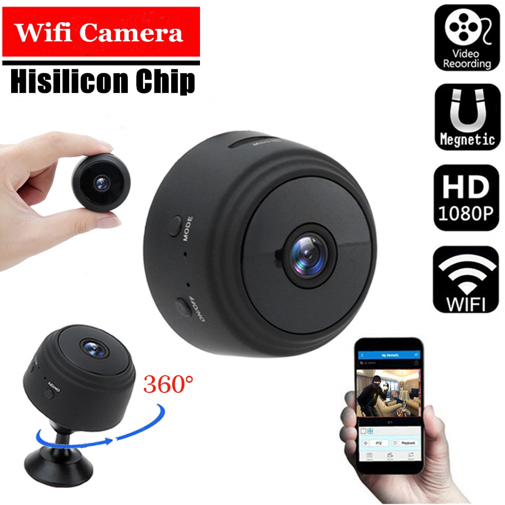 Jual MINI WIFI IP CAMERA CCTV 1080P Micro Kamera Kecil Smart Ip Kamera ...