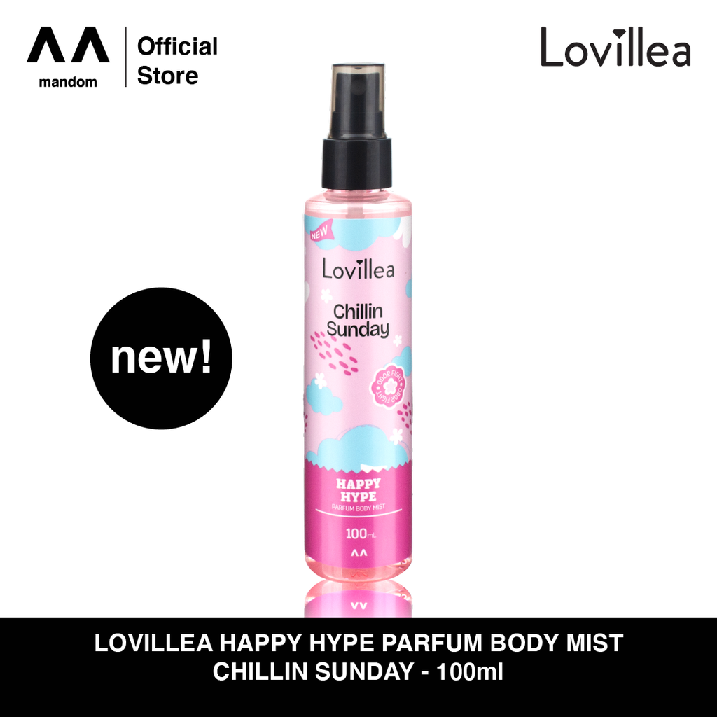 Jual LOVILLEA Happy Hype Parfum Body Mist Chillin Sunday 100ml | Shopee ...
