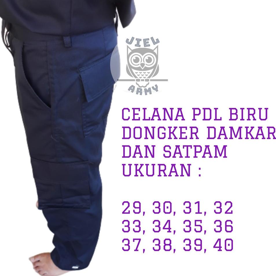 Jual Celana PDL Biru Dongker Pemadam Kebakaran Satpam Security (KODE ...