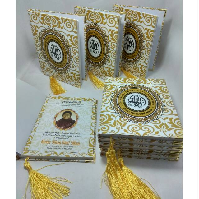 Jual Buku yasain Hardcover + pita rumbai + siku besi | Shopee Indonesia