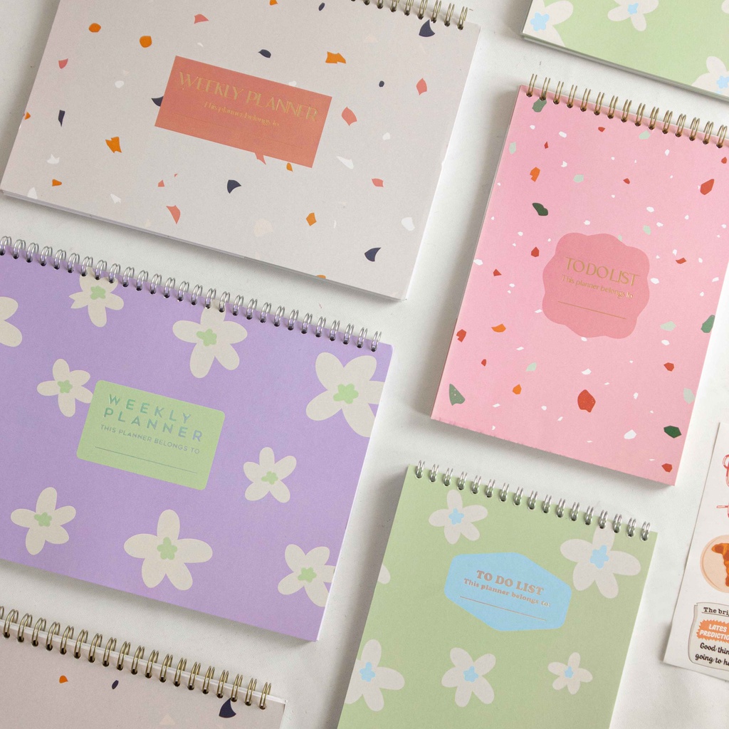 Jual Planner Book/Agenda/Aesthetic/A5/Daily/Jadwal/GG Daisy Set x ...