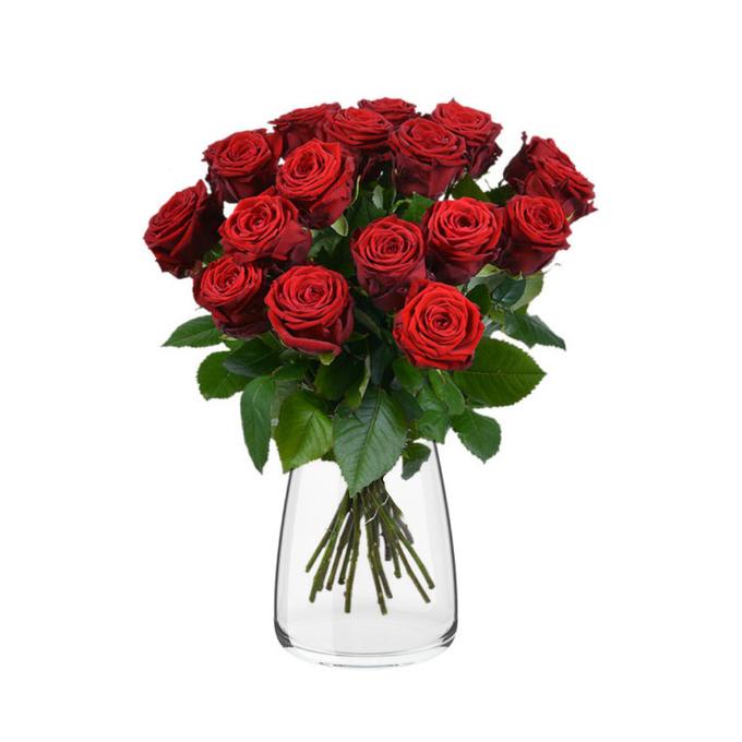 Jual Rekomendasi Dekorasi Rumah Buket Bunga Mawar Dalam Vas Kaca ...