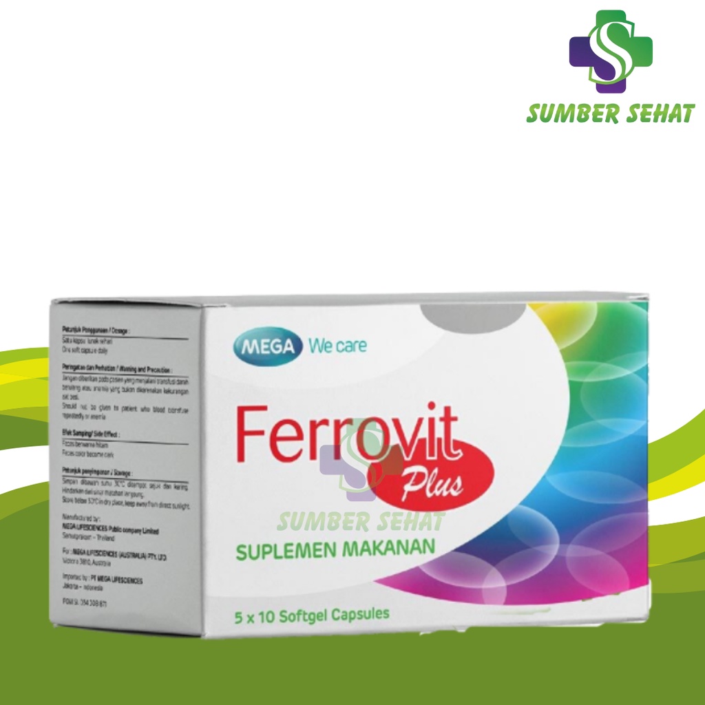 Jual FERROVIT PLUS BOX 50 KAPSUL | Shopee Indonesia