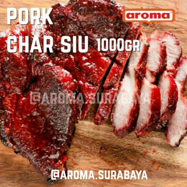 Jual AROMA Pork Cha Siu 1000gr 1kg ChaSiu Char Siu Charsiu Jasio Sioke ...