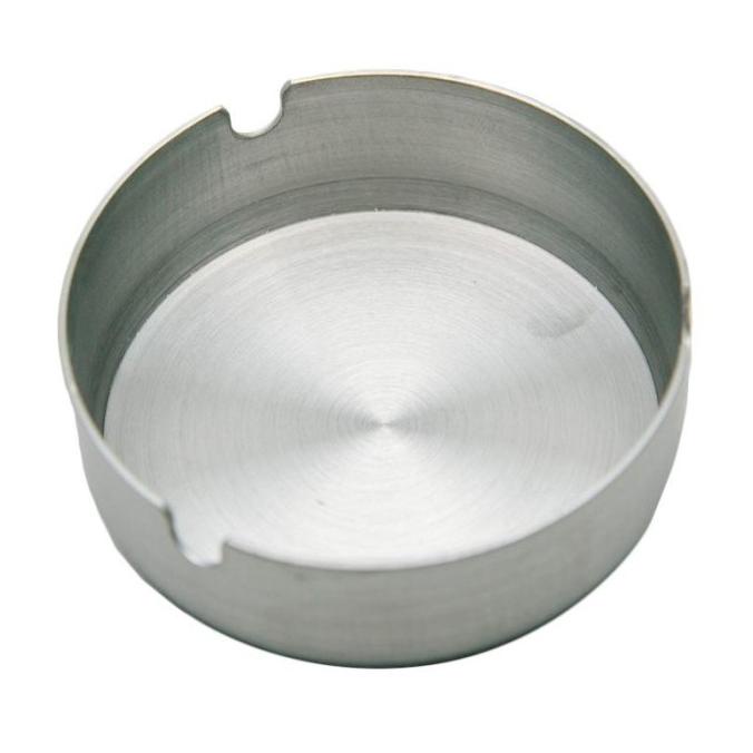 Jual [Ready] Asbak Stainless Cafe Tebal Bulat Polos 10Cm Asbak Besi ...