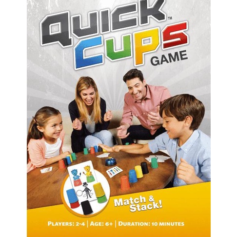 Jual Quick Cups Board Game | Boardgame (Speed Cup Game but Newer ...