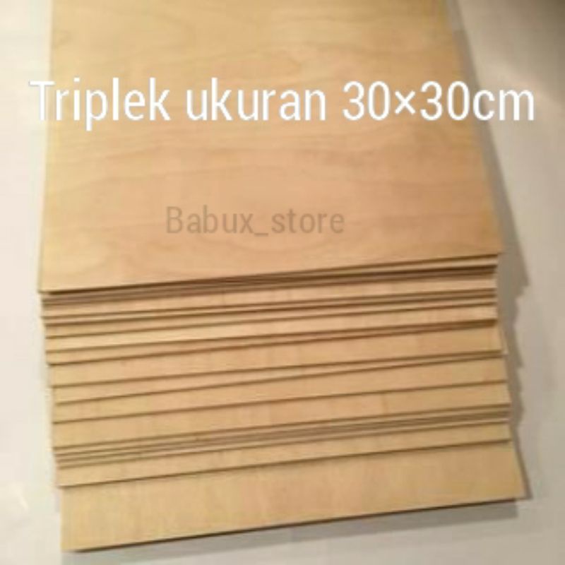 Jual Triplek/multiplek/kayu lapis 30×30cm×0,3cm | Shopee Indonesia