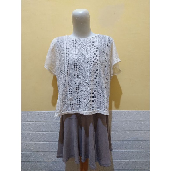 Jual Home Dress Jaring Putih Brand Casting / Daster | Shopee Indonesia