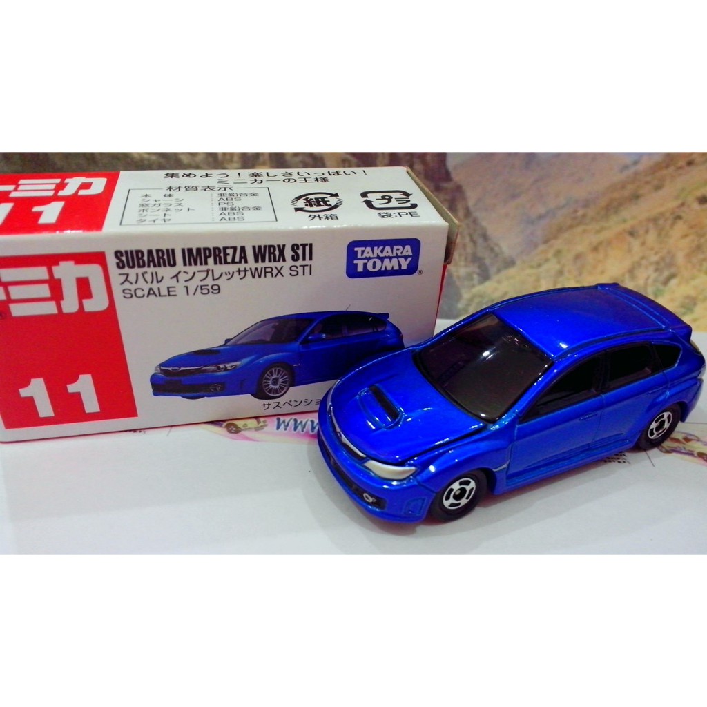Jual TOMICA 11 SUBARU IMPRENZA WRX STI | Shopee Indonesia