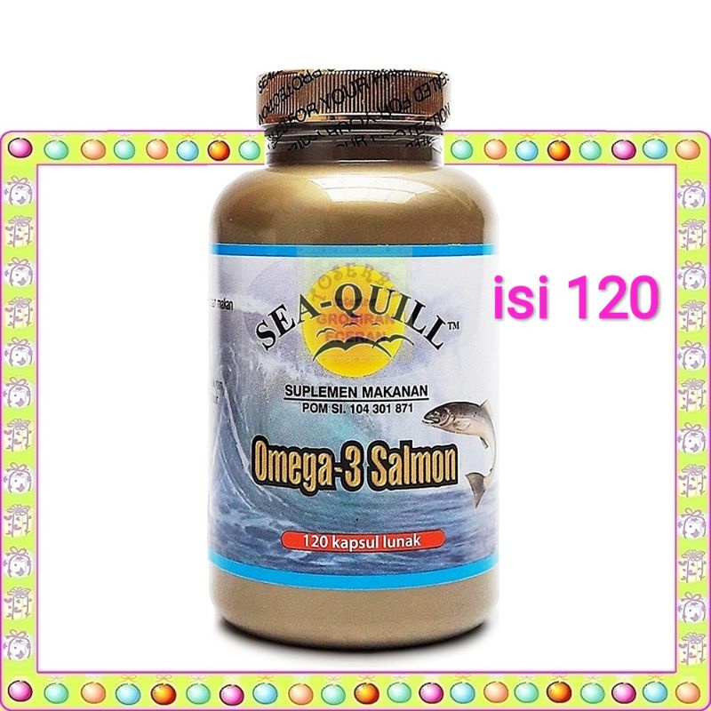 Jual Sea Quill Omega 3 Salmon isi 120 - 100 - 60 - isi 30 - SeaQuill ...