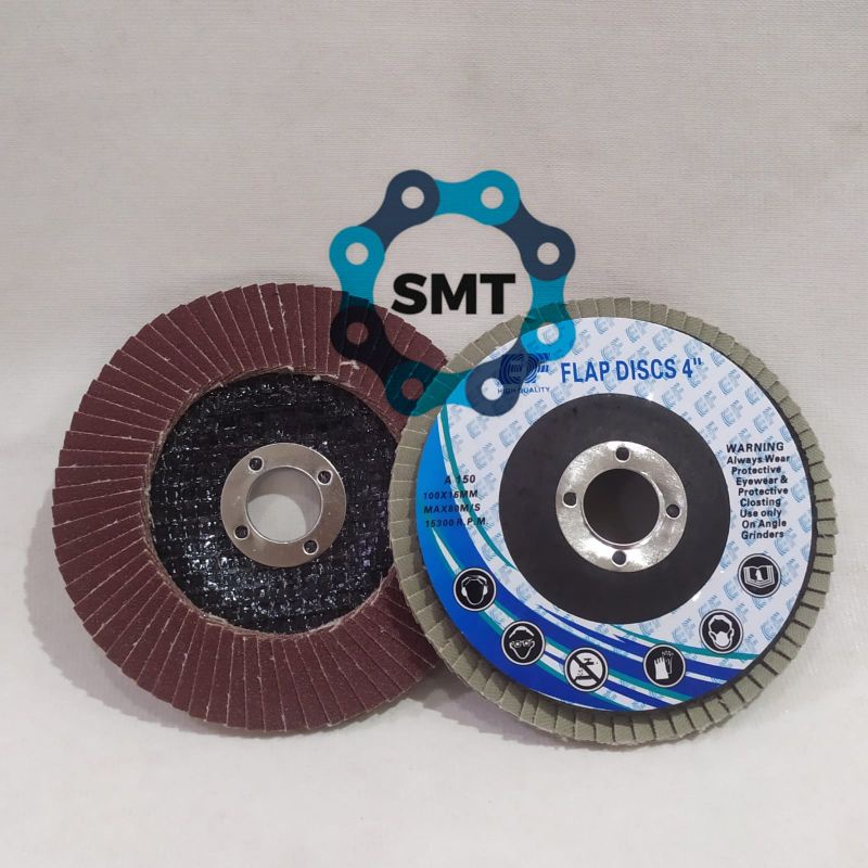 Jual Flapdisc Flap Disc Hamplas Amplas Susun Tumpuk 4 Inch 4” Grit 150 ...