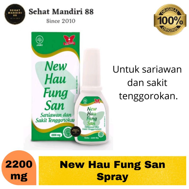 Jual New Hau Fung San, obat sariawan dan tenggorokan spray | Shopee ...