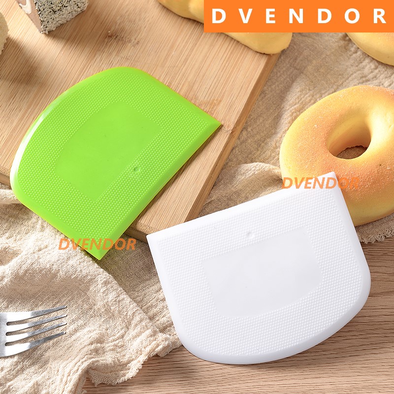 Jual PEMOTONG ADONAN SCRAPER SPATULA SCRAPPER KUE ROTI FONDANT ICING ...