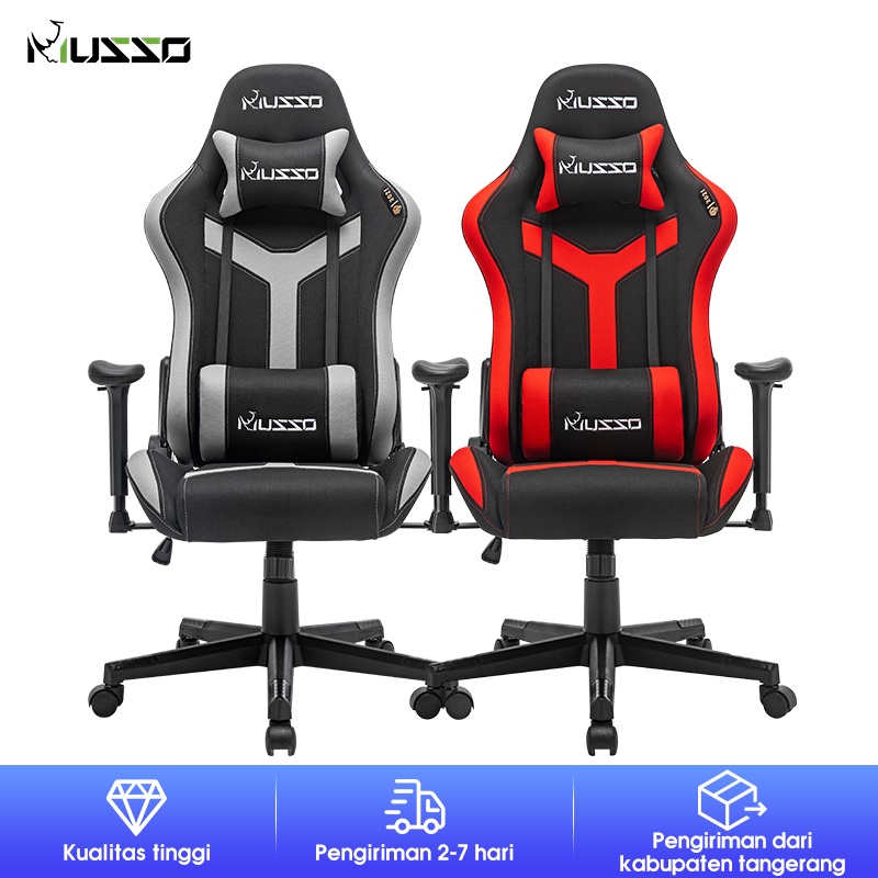 Jual Kursi Gaming Musso Besar & Tinggi Kursi Komputer Gaya Balap yang ...