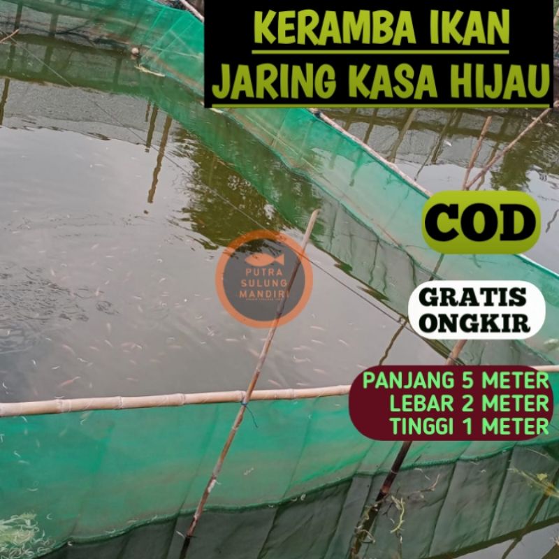 Jual K521 Keramba hapa tanjaran jaring apung ikan 5x2x1 siap pakai plus ...