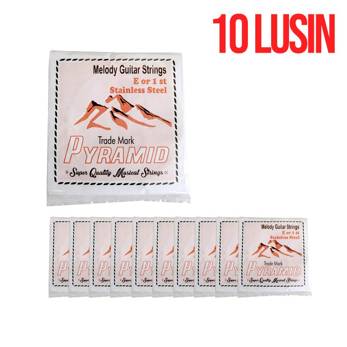 Jual Senar Gitar Pyramid strings Gunung kemasan kertas No. 1 isi 10 ...