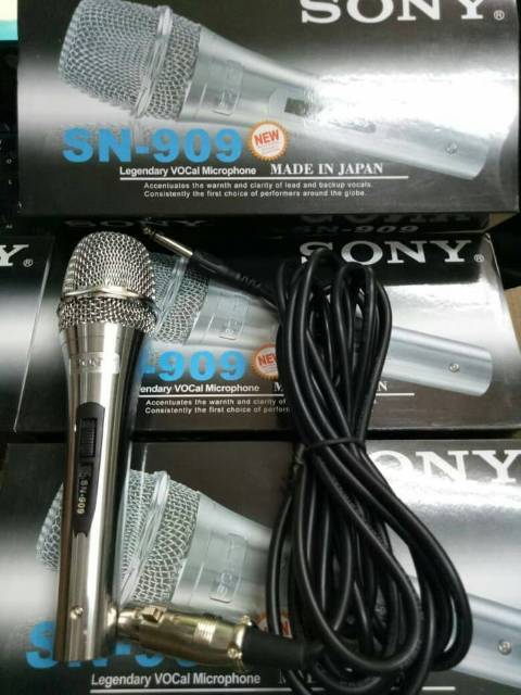 Jual FREE BUBBLE WRAP Mic kabel sony sn909/ mic sony sn 909/ mic sony ...