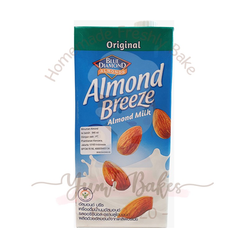 Jual Almond Milk Original - Almond Milk / Susu Almond - Almond Breeze - Blue Diamond - 946 ml ...