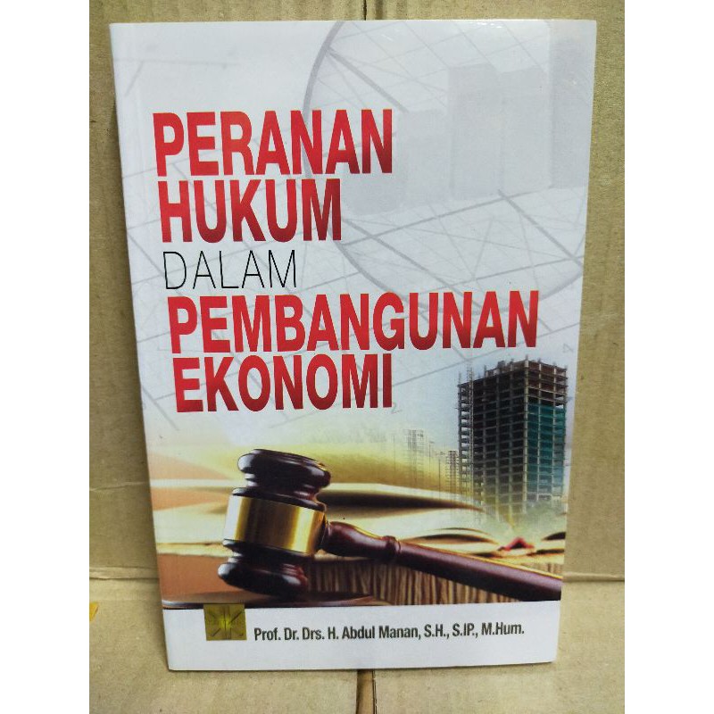 Jual Original buku peranan hukum dalam pembangunan ekonomi | Shopee Indonesia