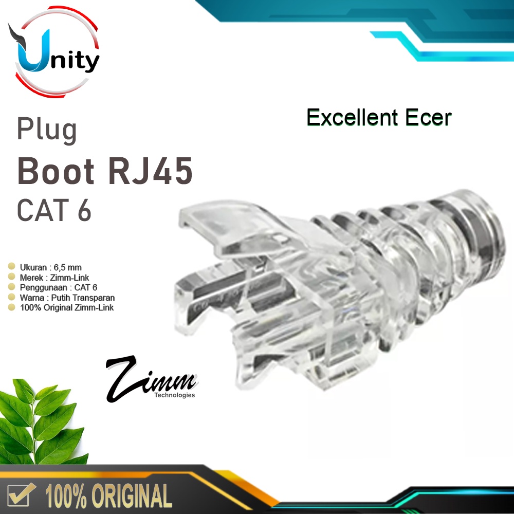 Jual [𝐇𝐈𝐆𝐇 𝐐𝐔𝐀𝐋𝐈𝐓𝐘] Plugboot Konektor RJ 45 Cat 6 Excellent Kabel LAN F ...