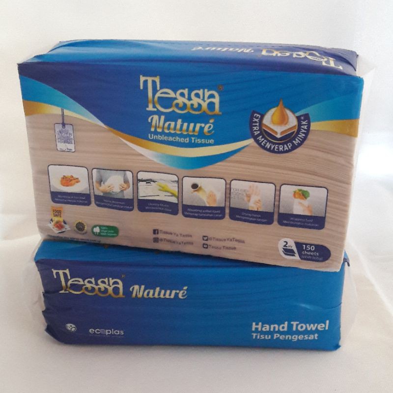 Jual Tessa Nature Tisu Pengesat 150 sheets - Tissue Penyerap Minyak ...