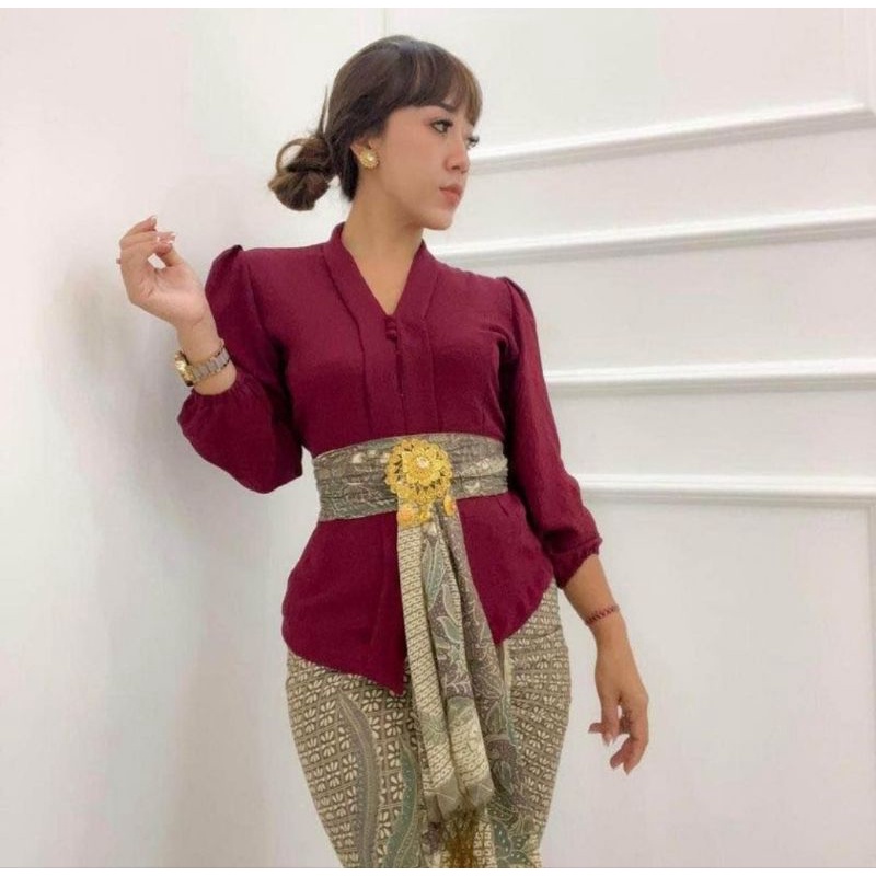Jual Kebaya Kringkle Airflow /kebaya Kartini /kebaya bali /kebaya ...