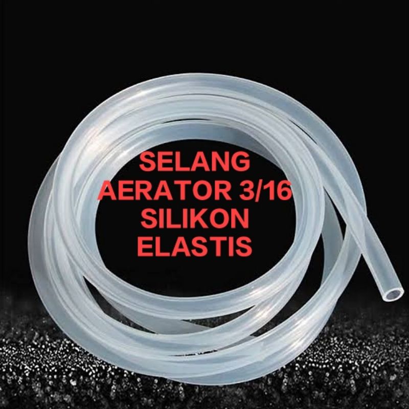 Jual Selang Aerator Silikon 3/16 Silicone tube harga per meter | Shopee ...