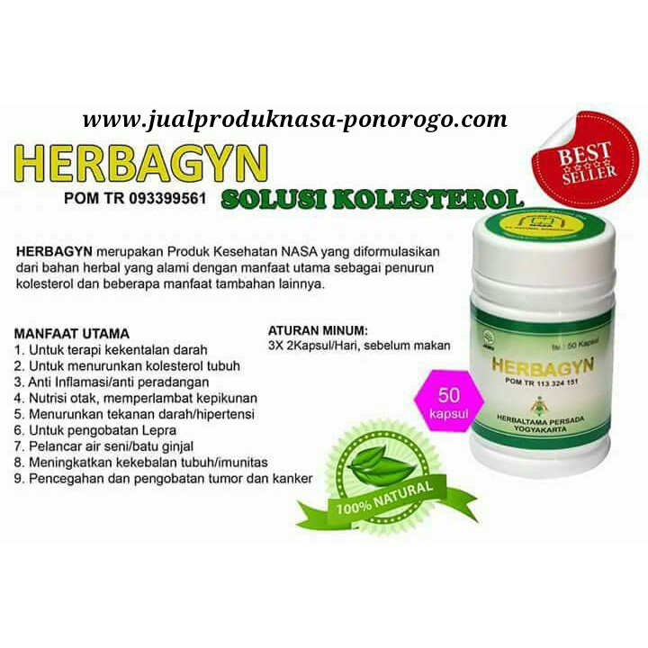 Jual Herbagyn Nasa (Kolesterol) | Shopee Indonesia