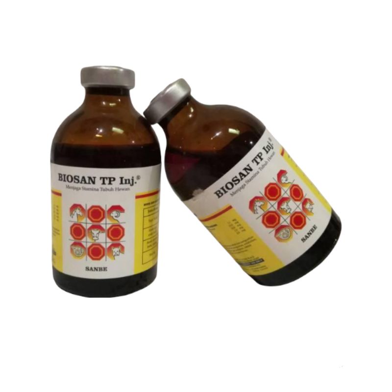 Jual Sanbe Farma / Biosan TP Inj 100 ml / ATP PEMACU STAMINA HEWAN ...