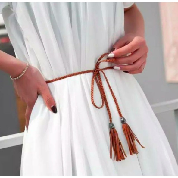 Jual ENISOO STORE - TALI KEPANG RUMBAI IKAT PINGGANG TALI GESPER TALI ...