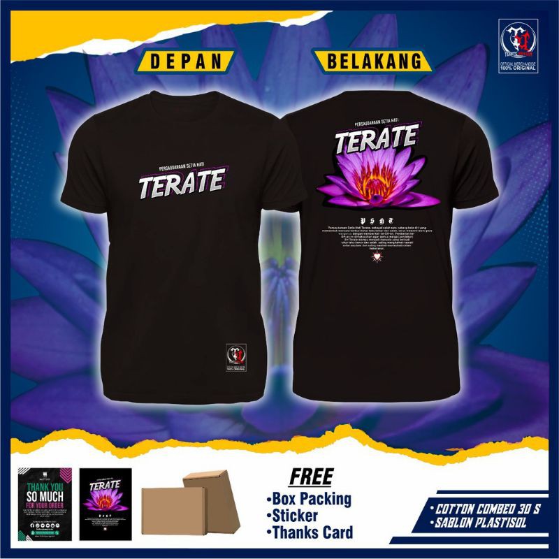 Jual Kaos Psht Teratai kaos Bunga Terate | Shopee Indonesia