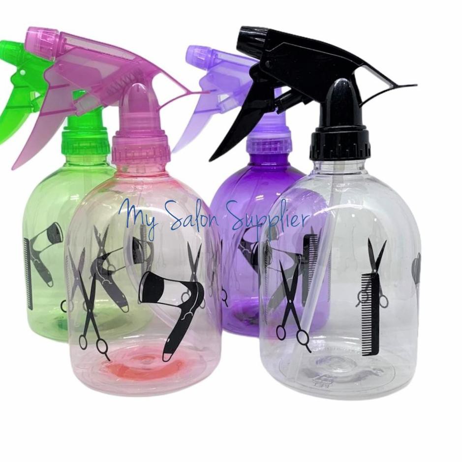 Jual MAIN SALE Botol Spray Salon / Barber Gambar Gunting Warna BESAR ...