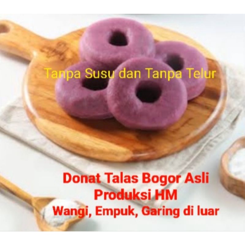 Jual Donat Talas Roti Khas Bogor | Cemilan Enak | Roti Manis Pilihan ...