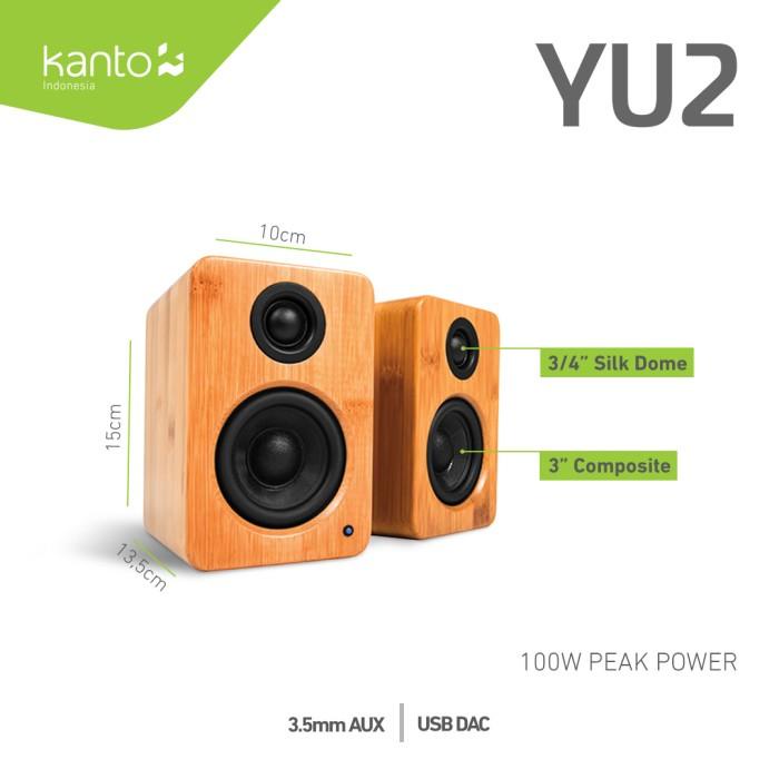 Jual Speak | Kanto Yu2 Yu 2 - Powered Bookshelf Speaker | Shopee Indonesia