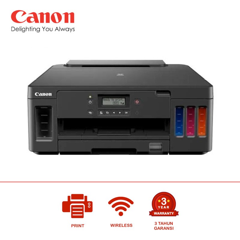 Jual Canon PIXMA G5070 Wireless Single Function Ink Tank Printer Print ...