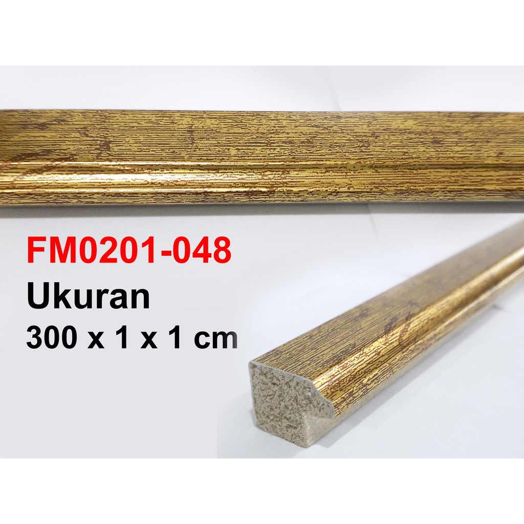 Jual FM 0201-048 List Profil Plastik/Moulding plastik/Wall Panel/List ...
