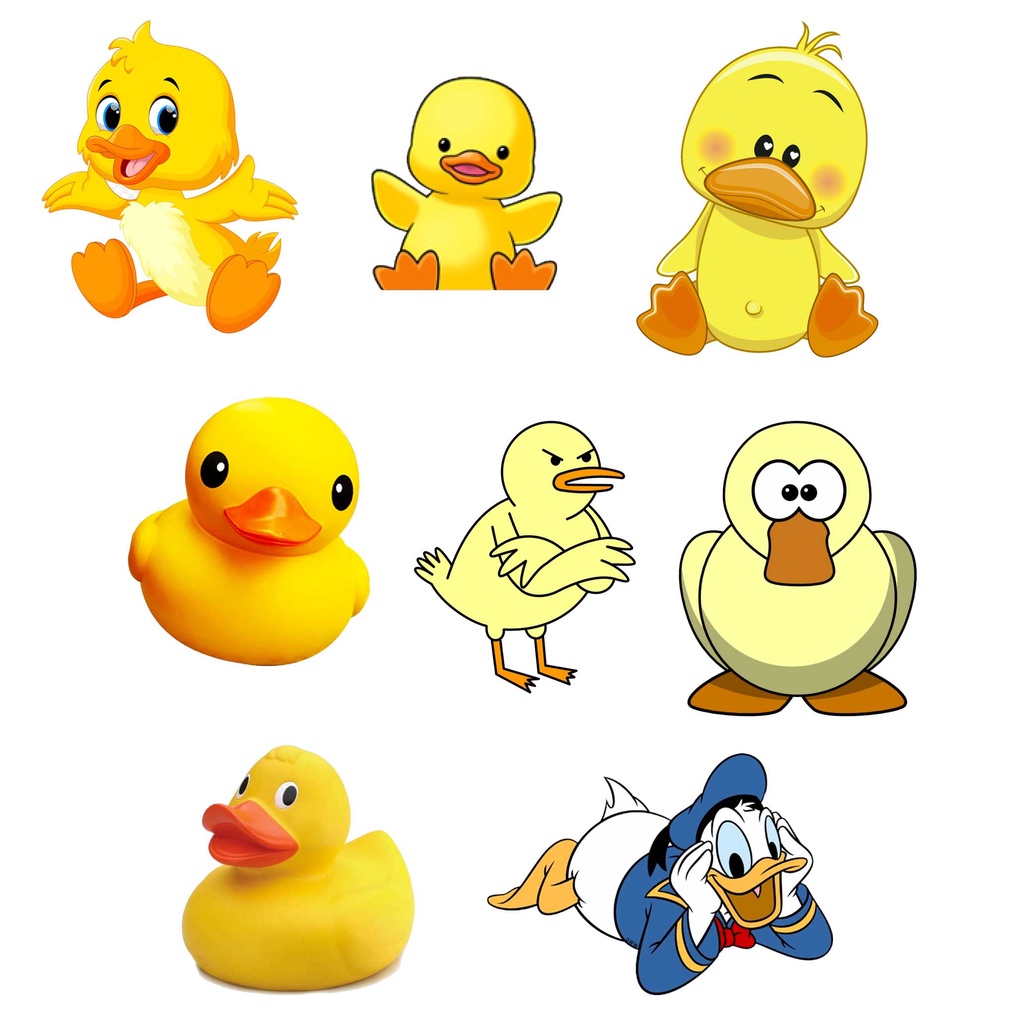 Jual Stiker Bebek Sticker Donald Duck Yellow Bisa CUSTOM | Shopee Indonesia