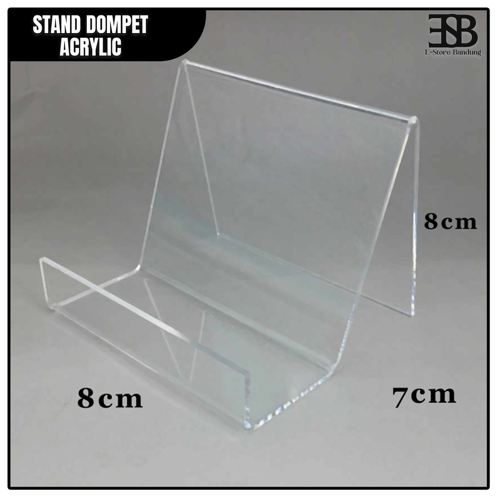 Jual Holder Pouch Cowok Cewek Acrylic - Stand Dompet Akrilik Pria ...