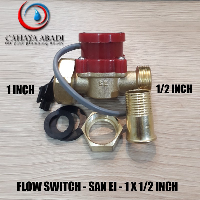 Jual OTOMATIS POMPA AIR - SAN EI - 1 X 1/2 INCH - WATER FLOW SWITCH - SAN-EI - FLOWSWITCH ...