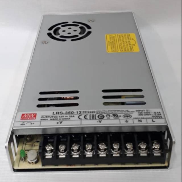 Jual POWER SUPPLY MEAN WELL LRS-350-12 | Shopee Indonesia